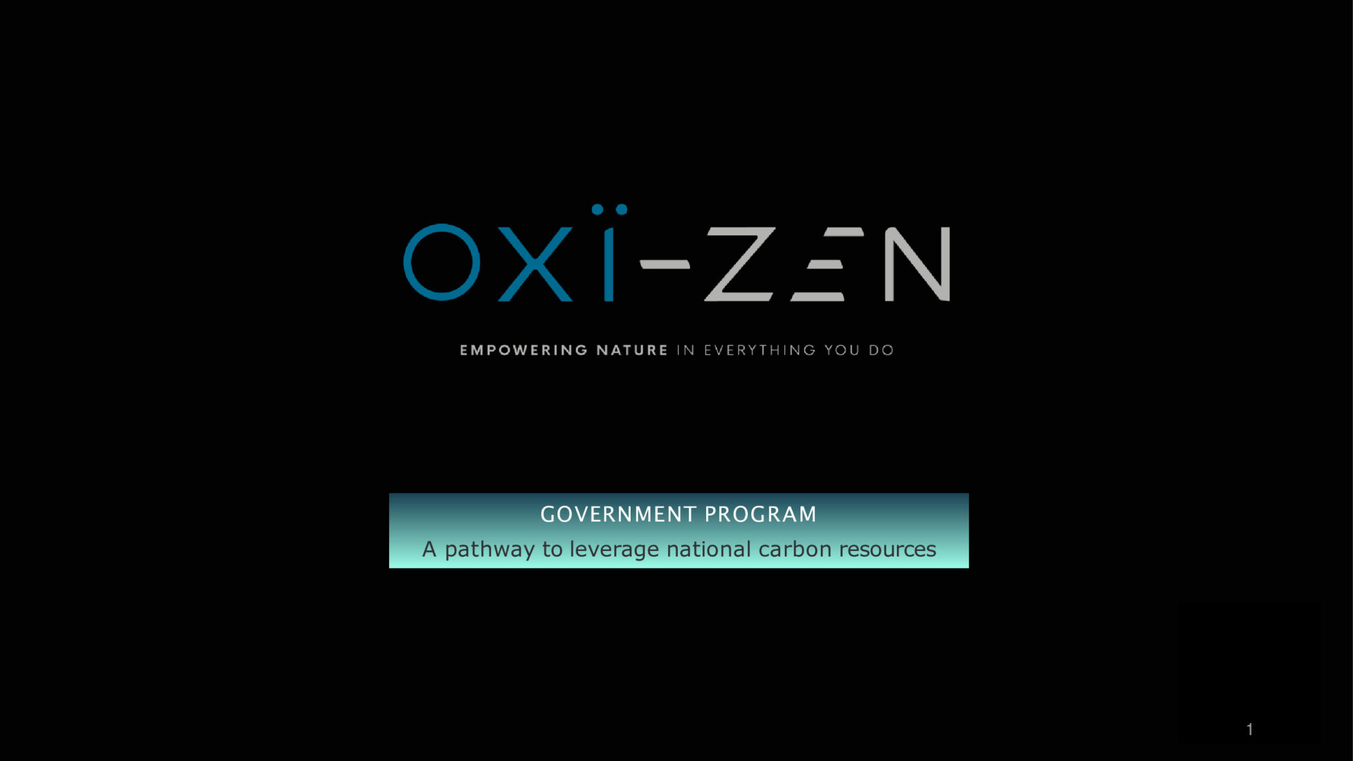 Our Carbon Credit Platform – OxiZen – GREEN CAPITAL GLOBAL INFRASTRUCTURE